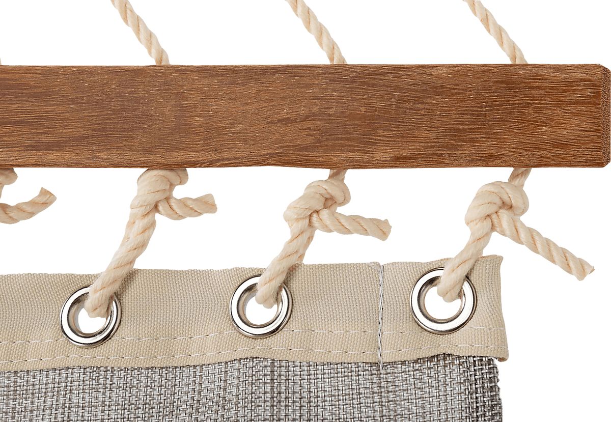 Dansui Gray Synthetic,Wood Fabric Outdoor Hammock | Rooms to Go