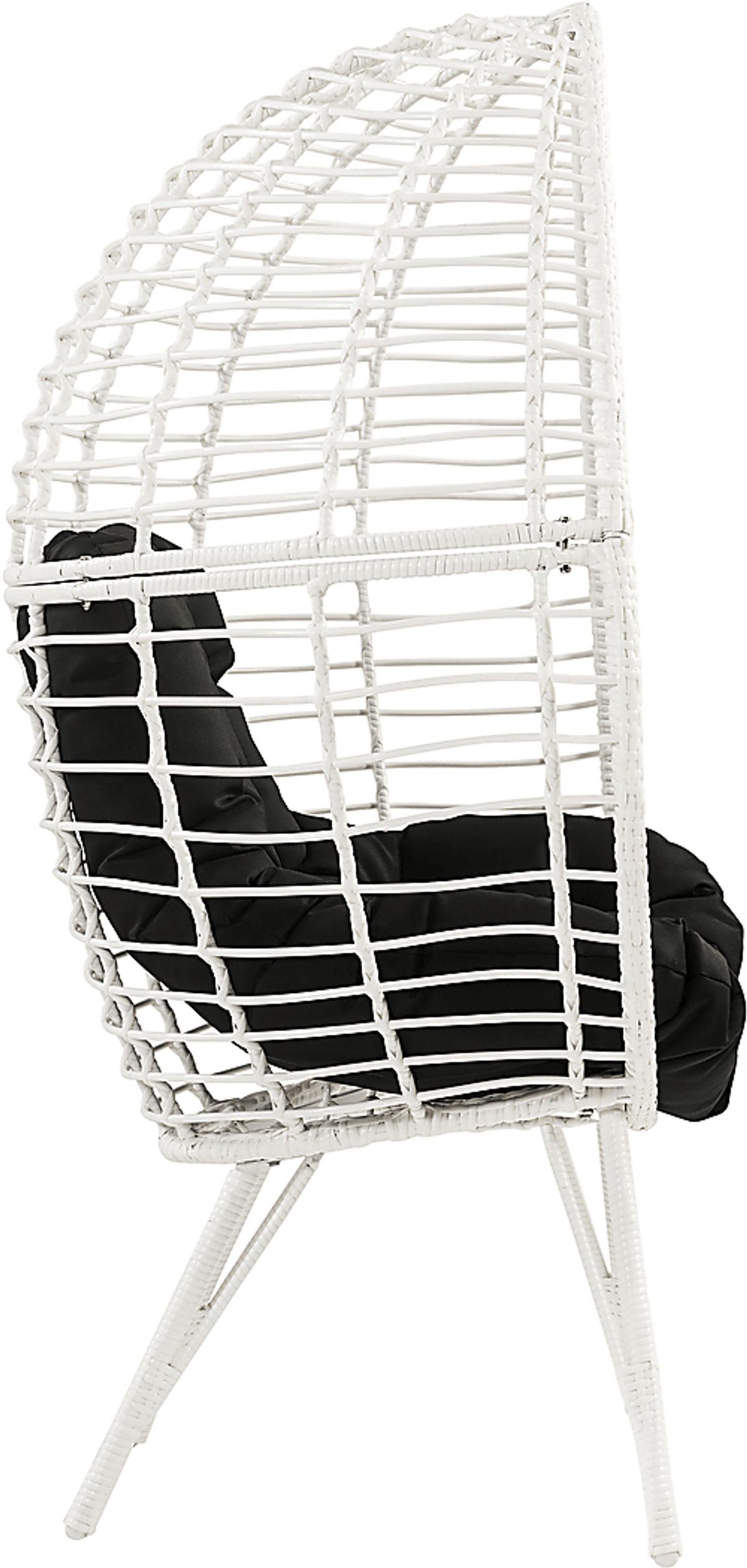 Evanel White Colors,White Polyester Fabric Outdoor Egg Chair | Rooms to Go