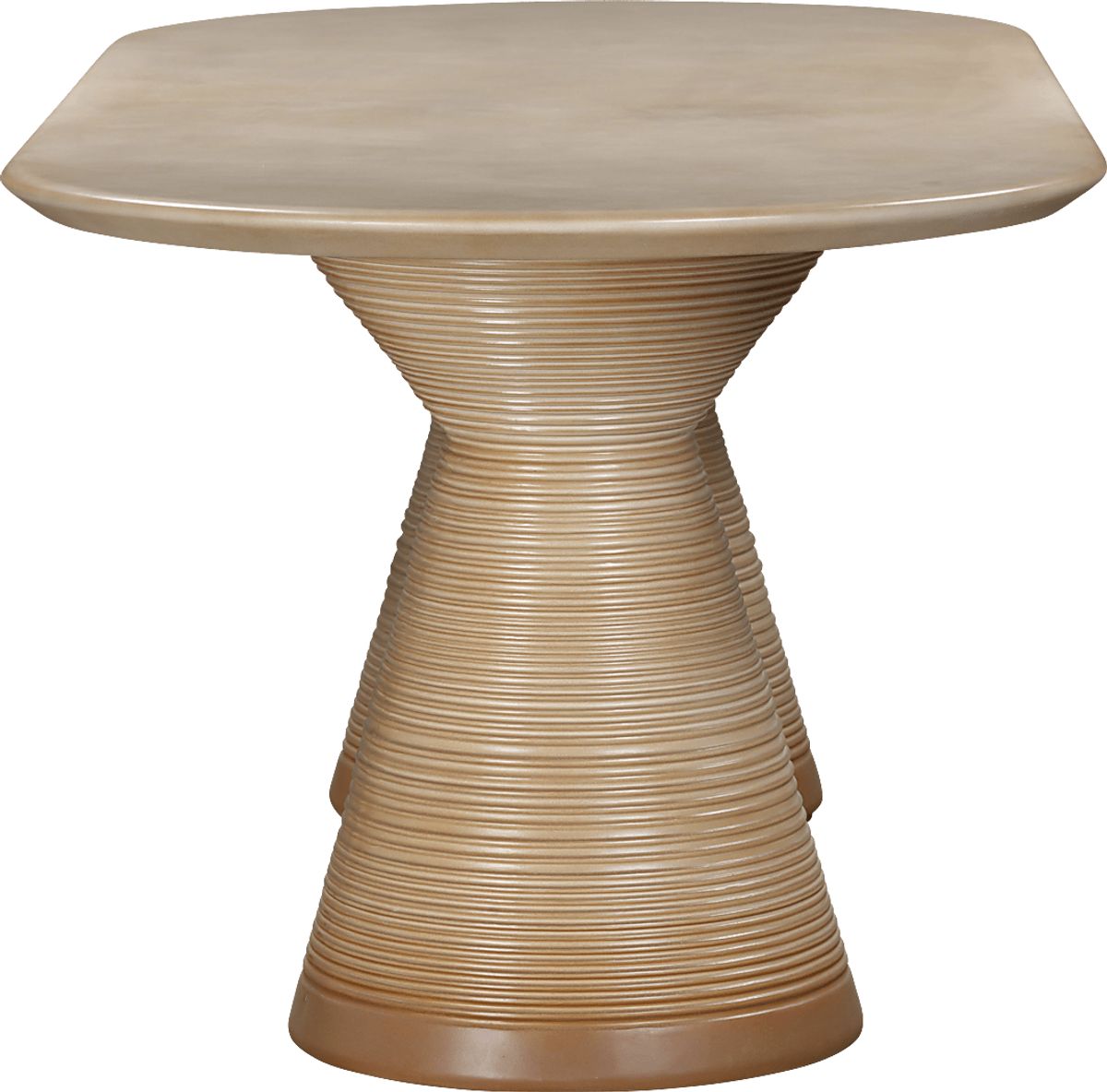 Hudspeth Terracotta Orange Outdoor Dining Table | Rooms to Go