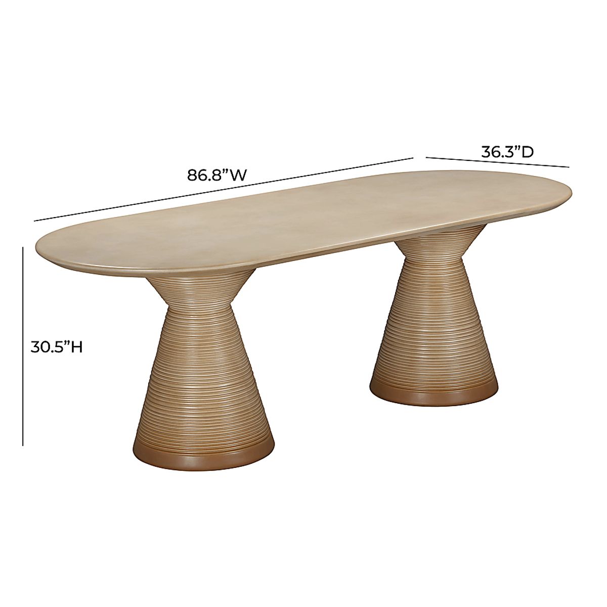 Hudspeth Terracotta Orange Outdoor Dining Table | Rooms to Go
