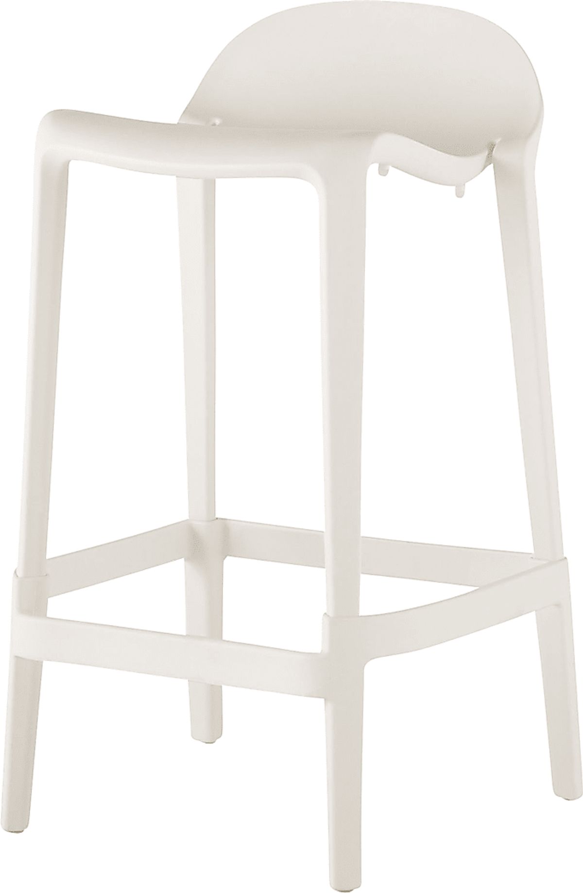 Lulia White Colors,White Outdoor Barstool | Rooms to Go