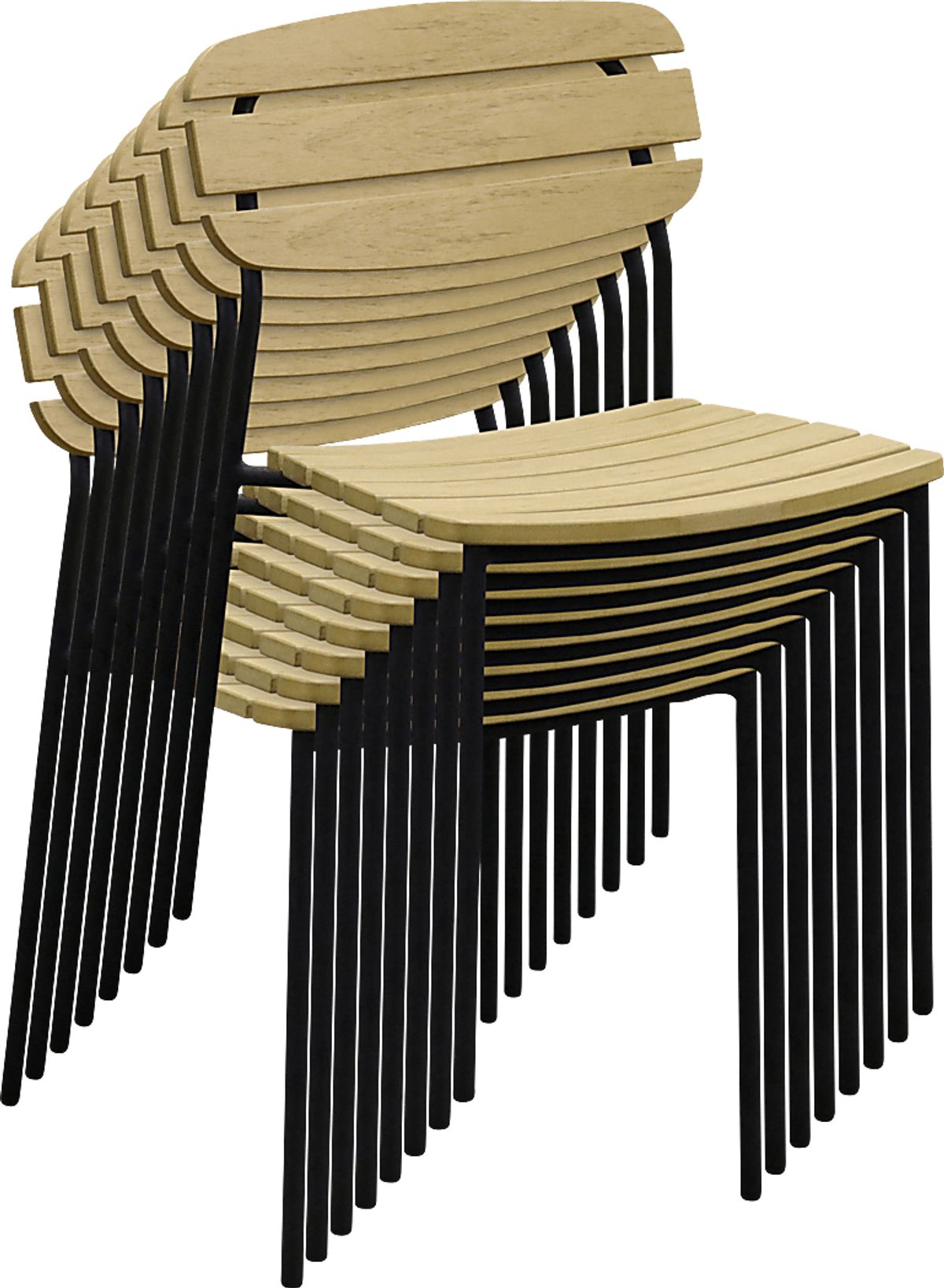 Rufiny Brown Dark Wood Outdoor Side Chair, Set Of 2 | Rooms to Go