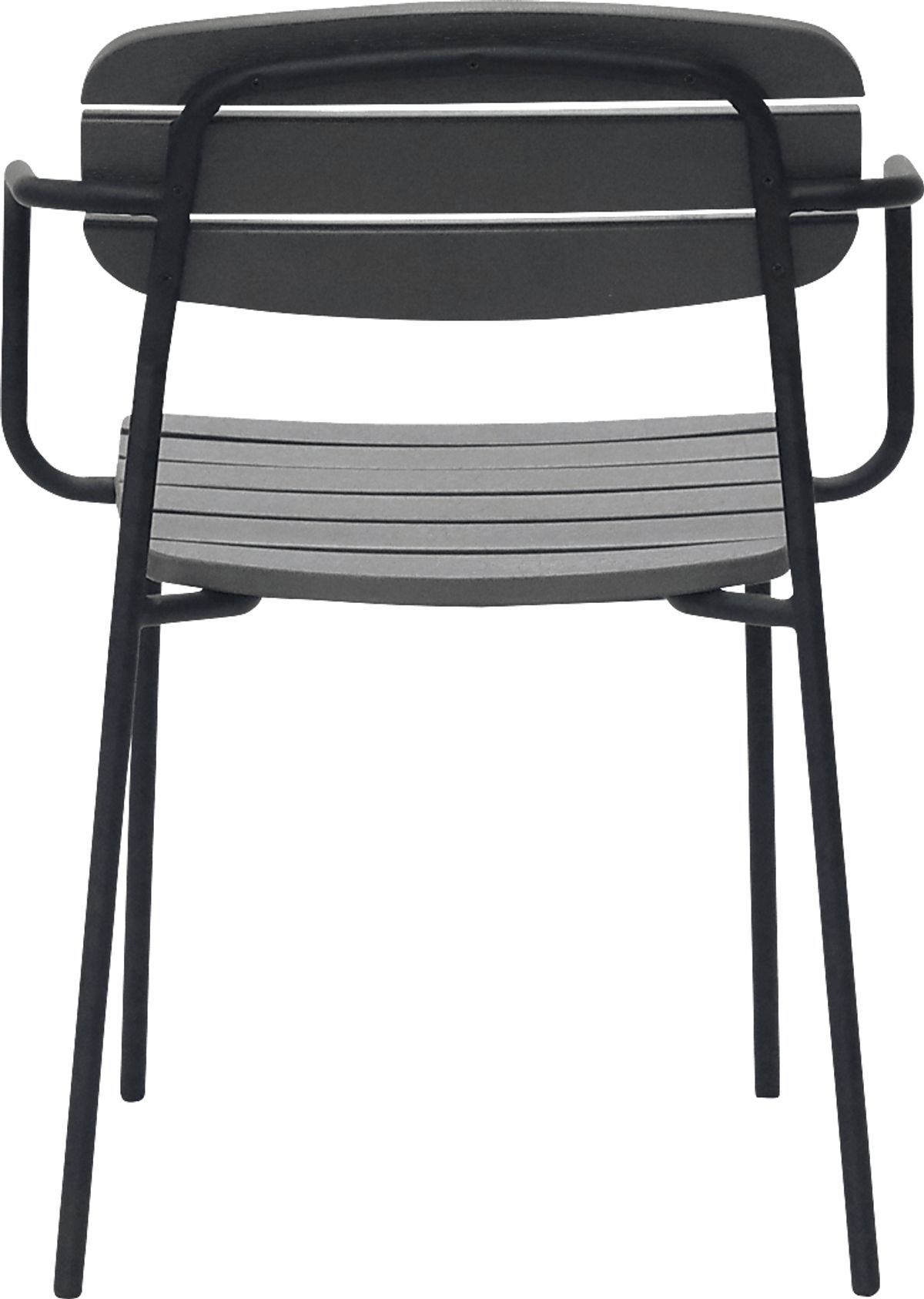Rufiny Dark Gray Outdoor Arm Chair, Set Of 2 | Rooms to Go