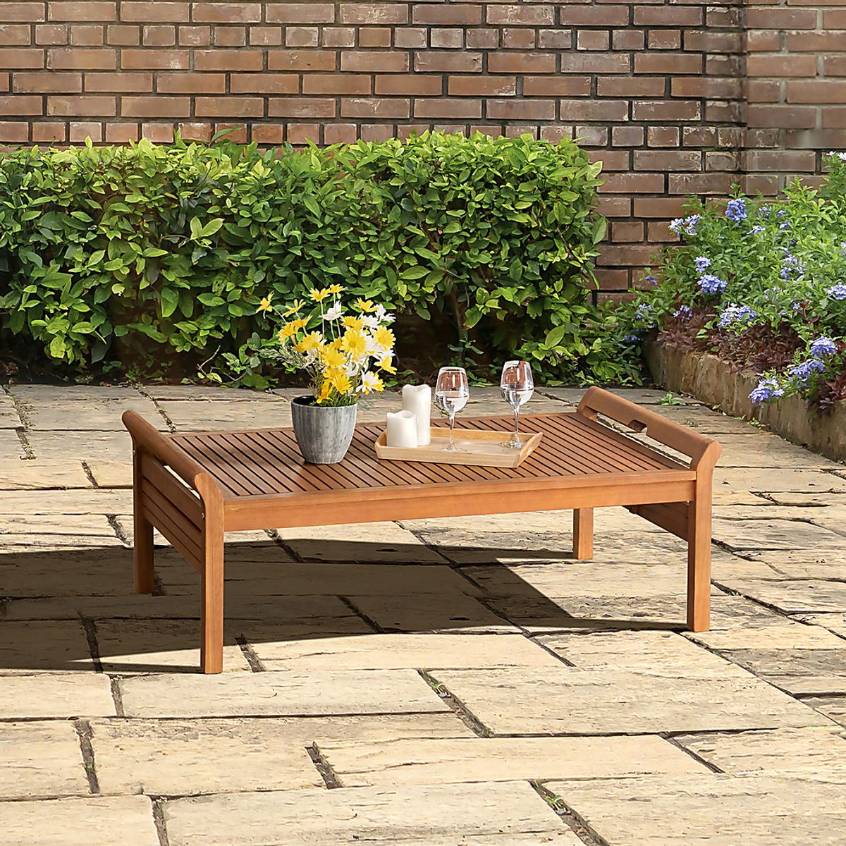 Seegmiller Brown Outdoor Cocktail Table | Rooms to Go