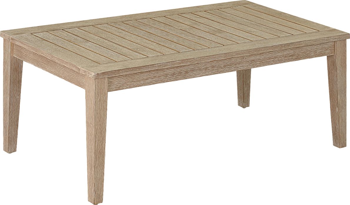 Takena Beige Outdoor Coffee Table - Rooms To Go