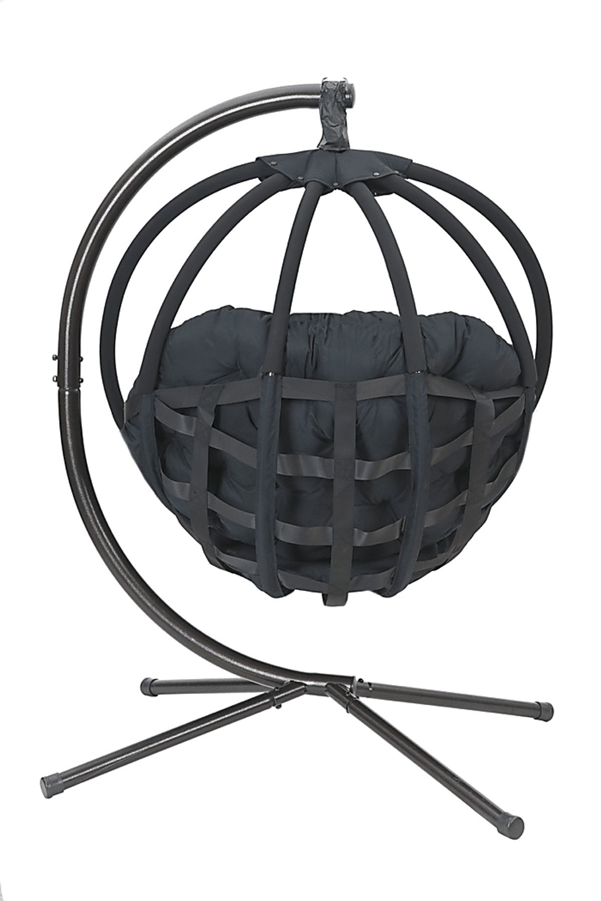 Vanderpoel Black Outdoor Hanging Chair | Rooms to Go