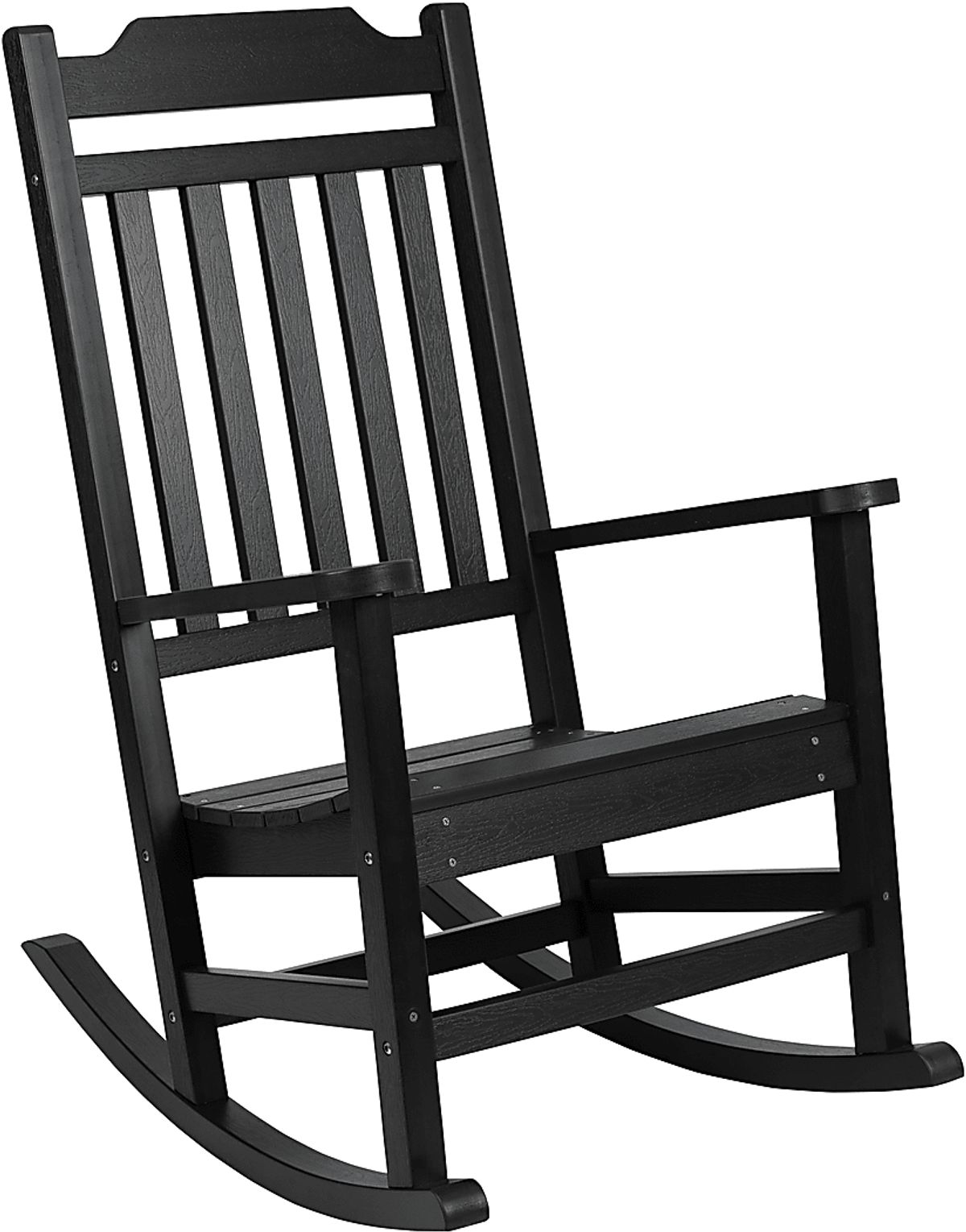 Winnie Elle Black Outdoor Rocking Chair | Rooms to Go