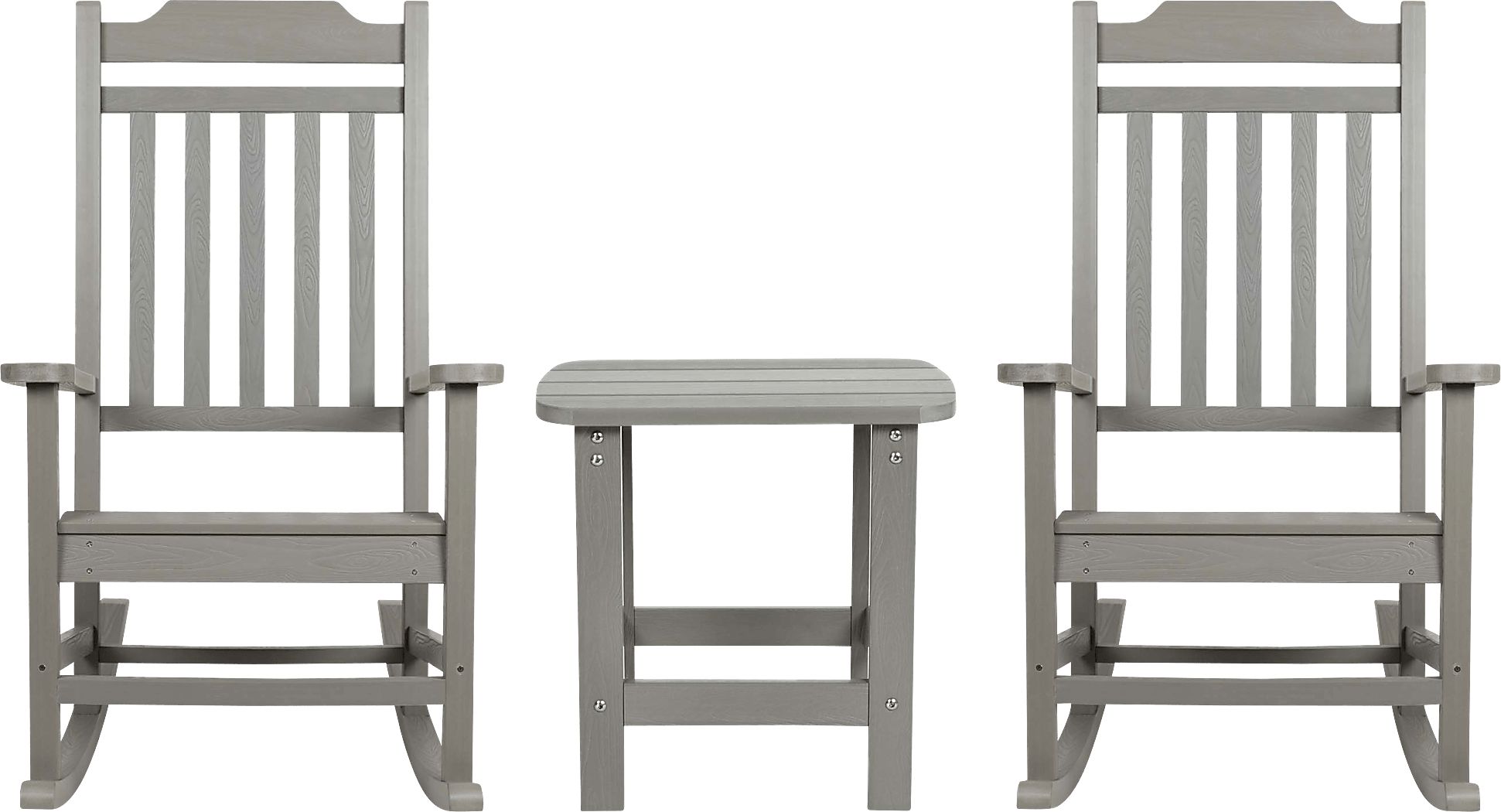 Winnie Elle Gray Outdoor Rocking Chair | Rooms to Go