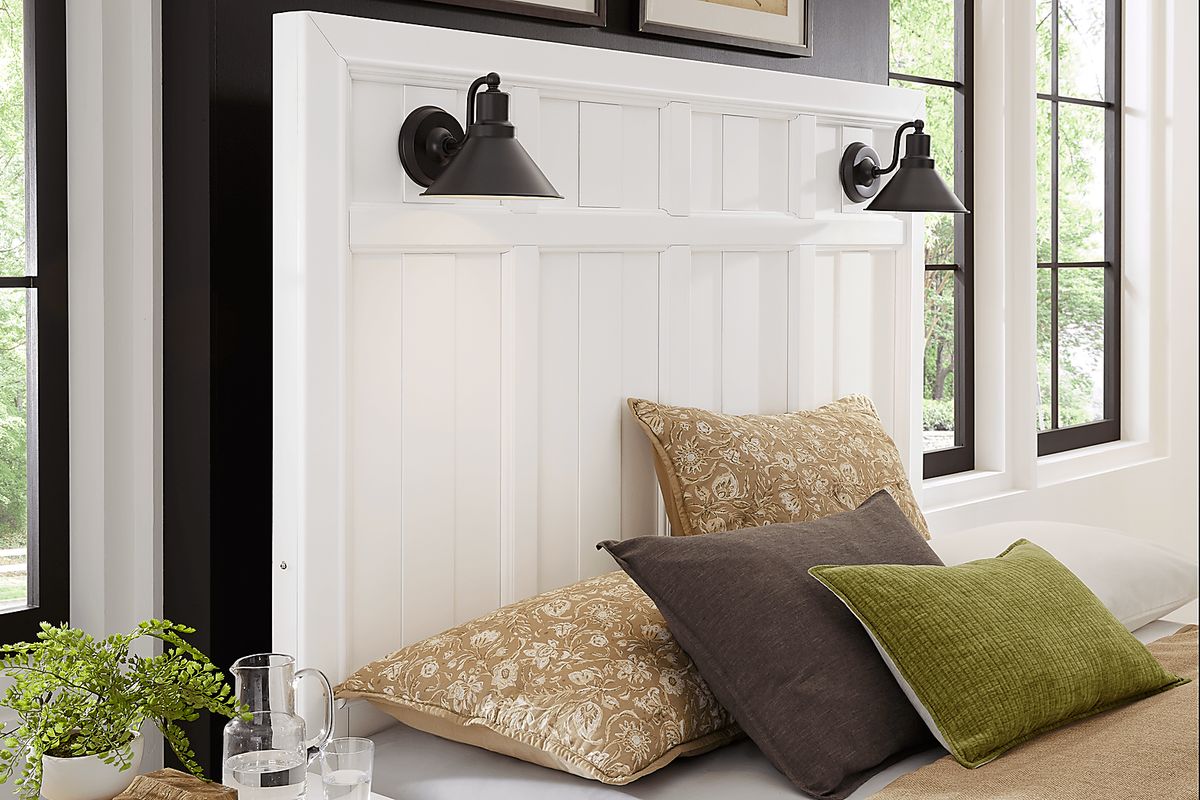 Owings MILL 5 Pc White Colors,White Queen Bedroom Set With 3 Pc Queen ...