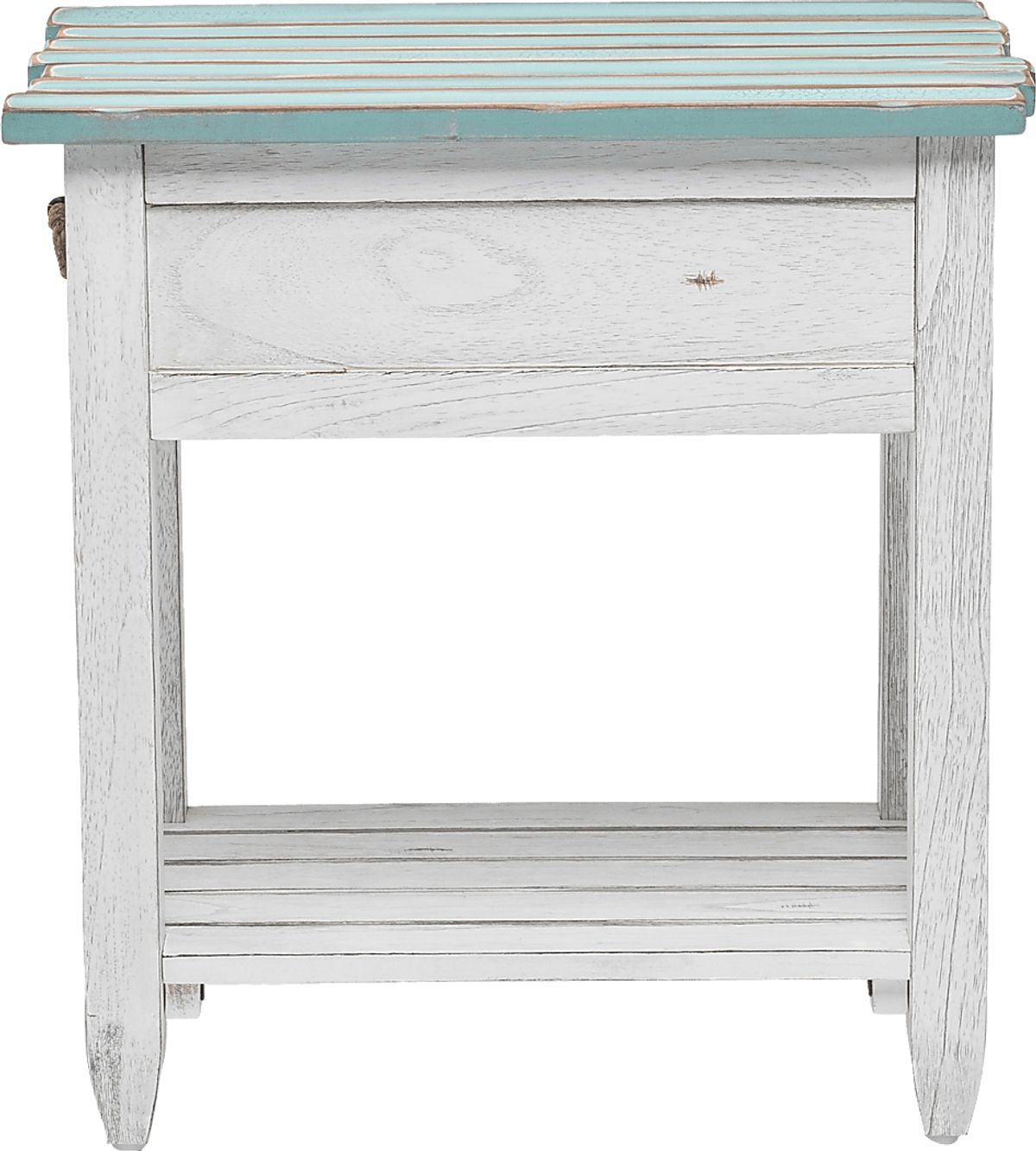 Owoth Blue,White Colors,White End Table | Rooms to Go