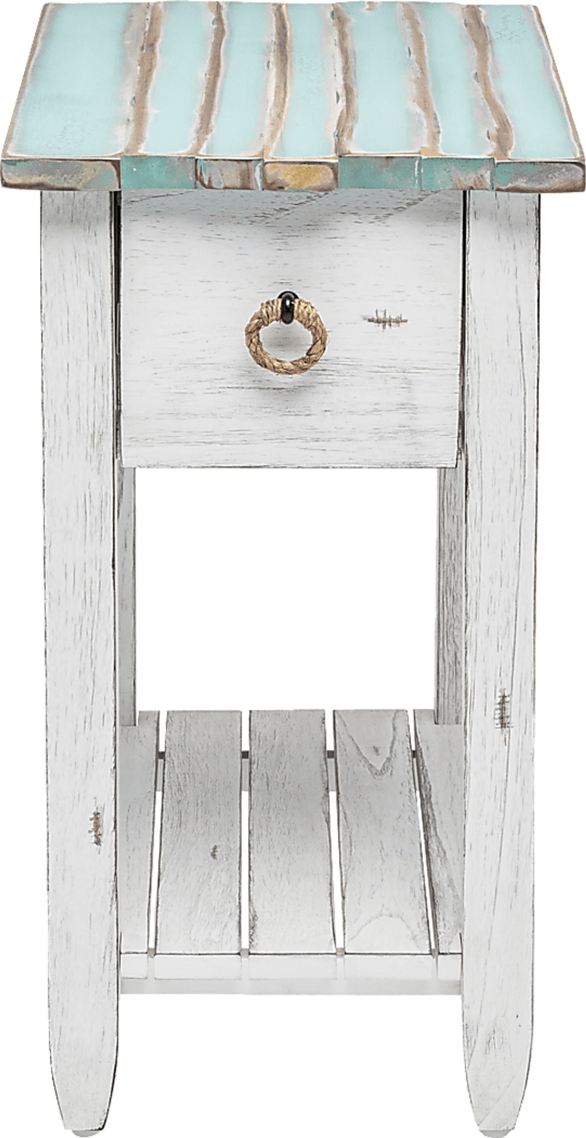 Owoth Blue,White Colors,White End Table | Rooms to Go