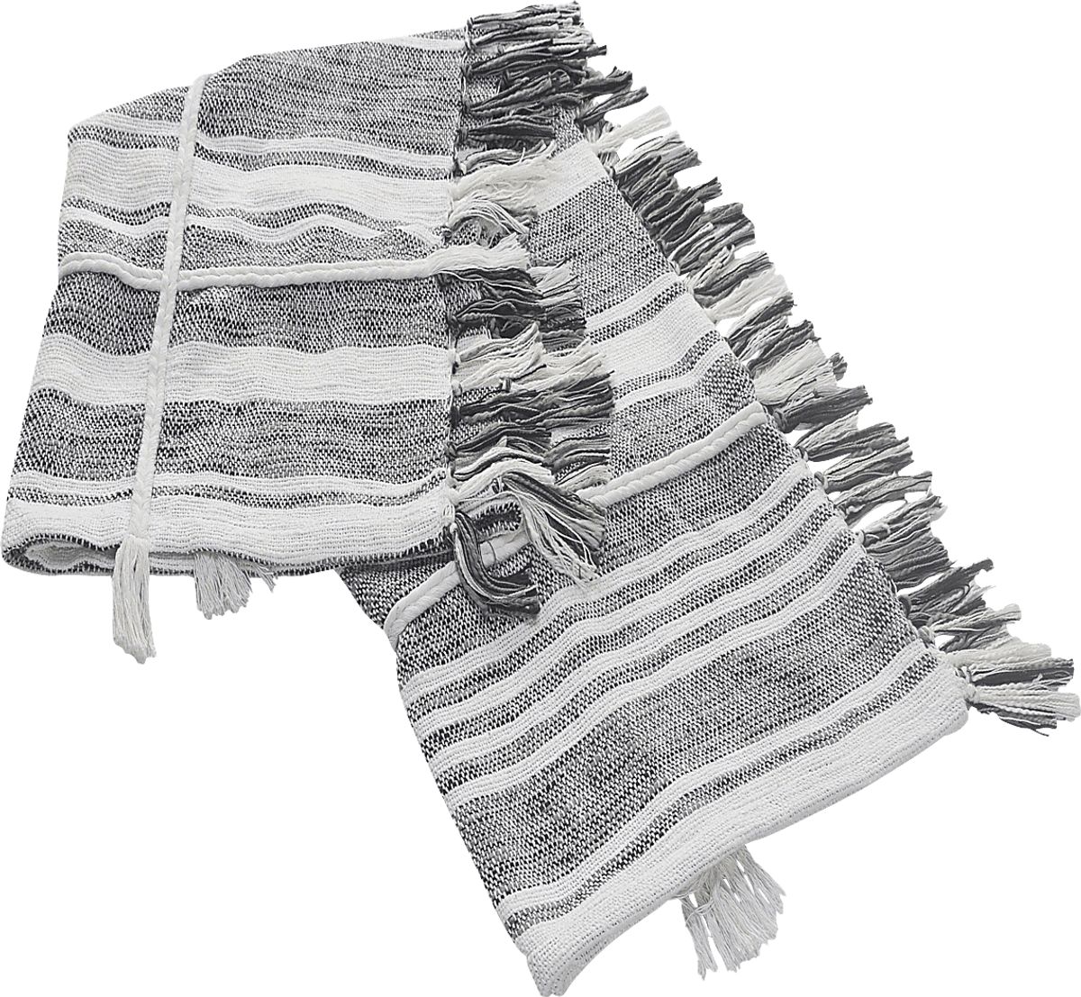 Oxwell Gray Throw Blanket | Rooms to Go