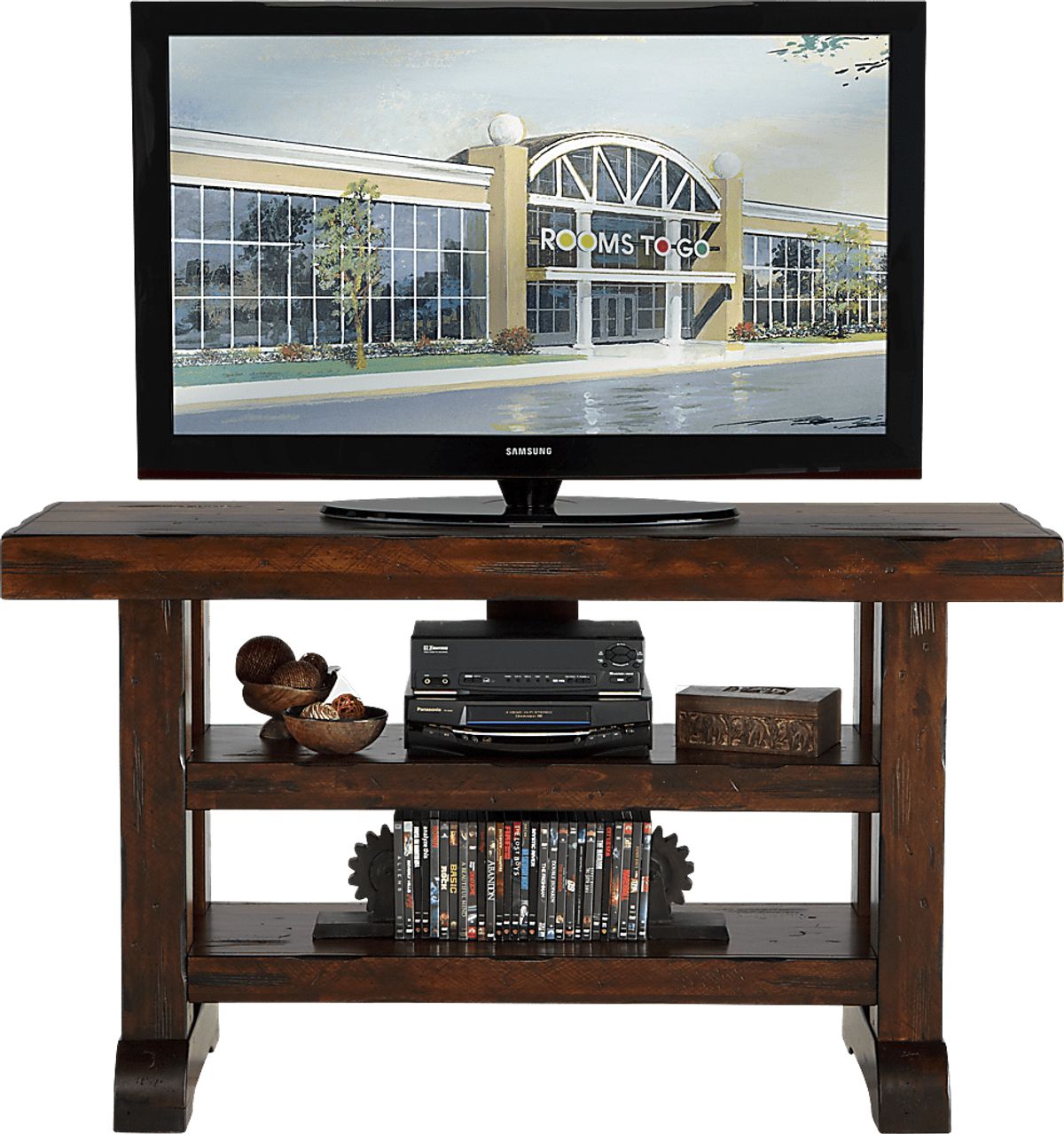 Pacific Heights Oak Tv Console | Rooms to Go