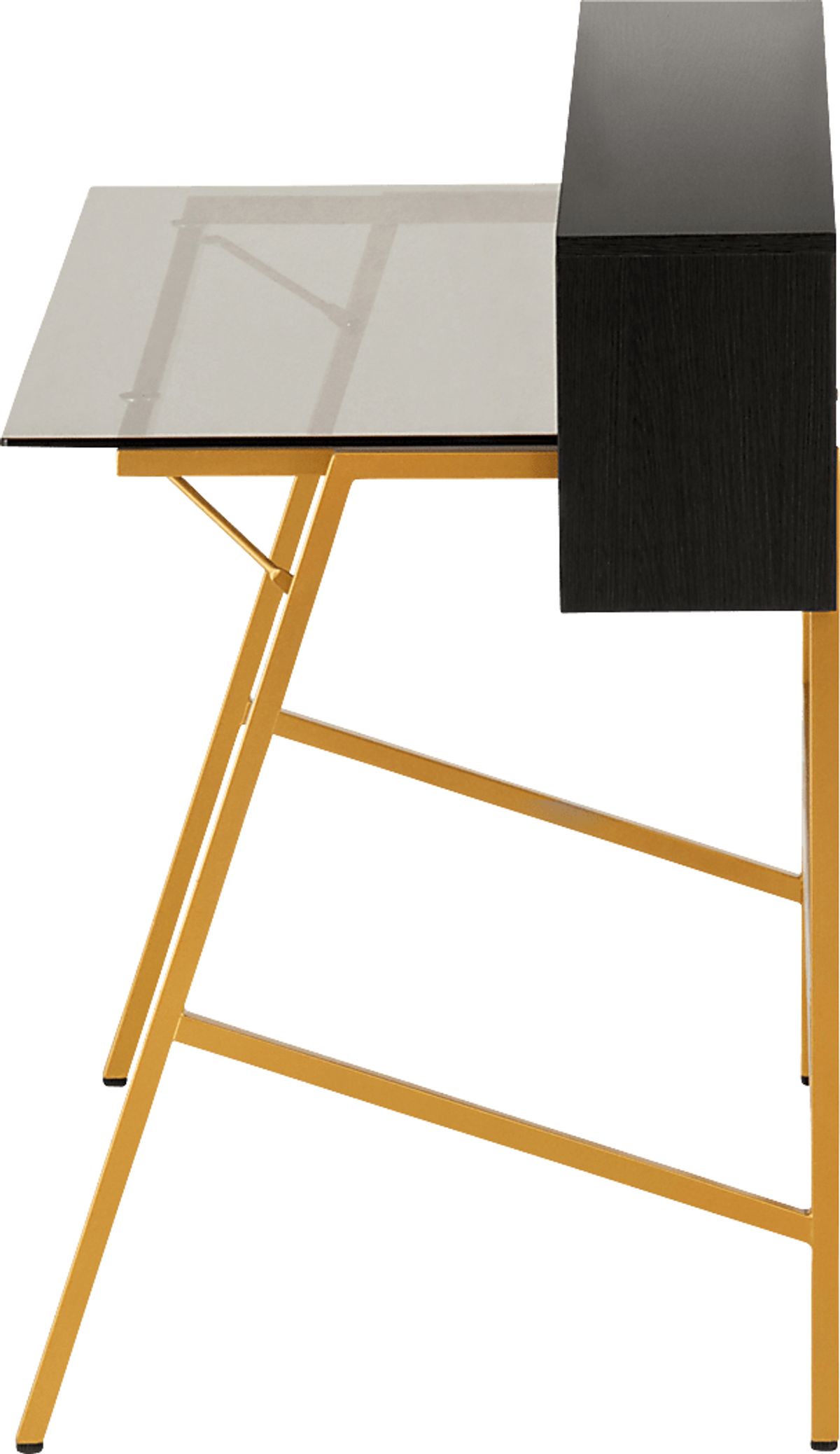 Pacmiota Gold Yellow Desk | Rooms to Go
