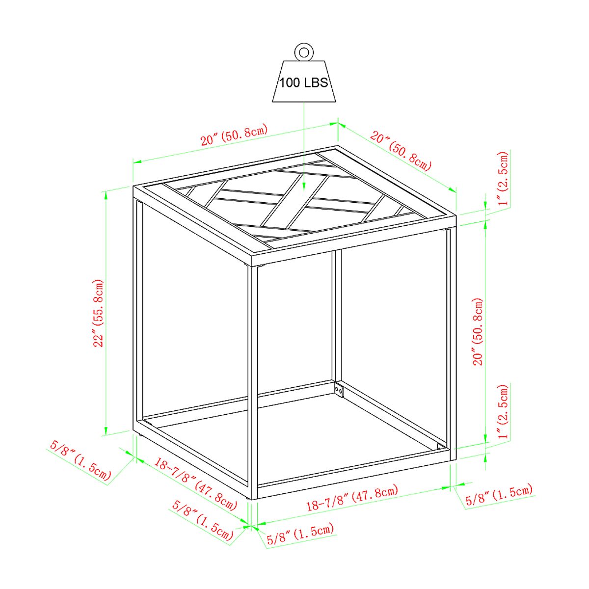 Palcia Brown Dark Wood End Table | Rooms to Go
