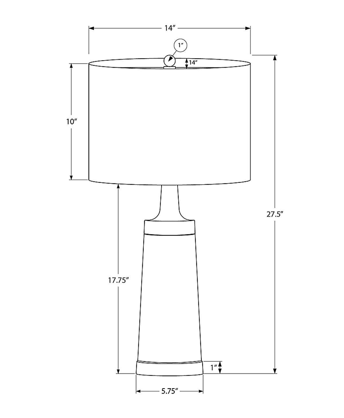 Pallister Cave Black Table Lamp | Rooms to Go