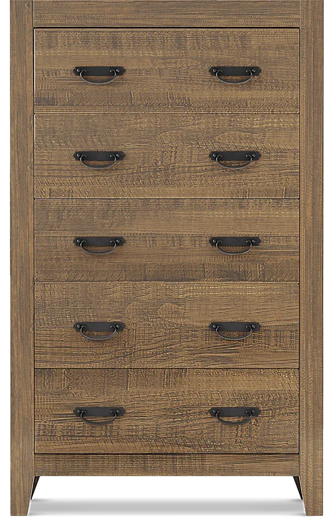 Palm Grove Brown Dark Wood Chest | Rooms to Go