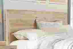 Palm Grove 5 Pc Taffy Light Wood King Bedroom Set With Dresser, Mirror ...