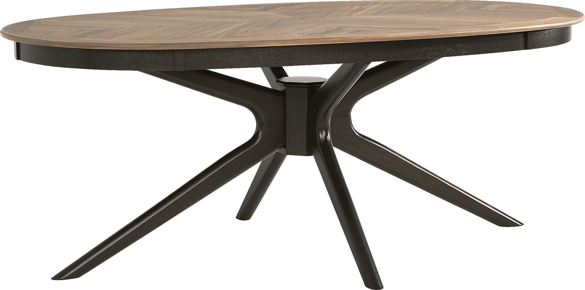 Palmetto Grove Walnut Dark Wood Dining Table - Rooms To Go