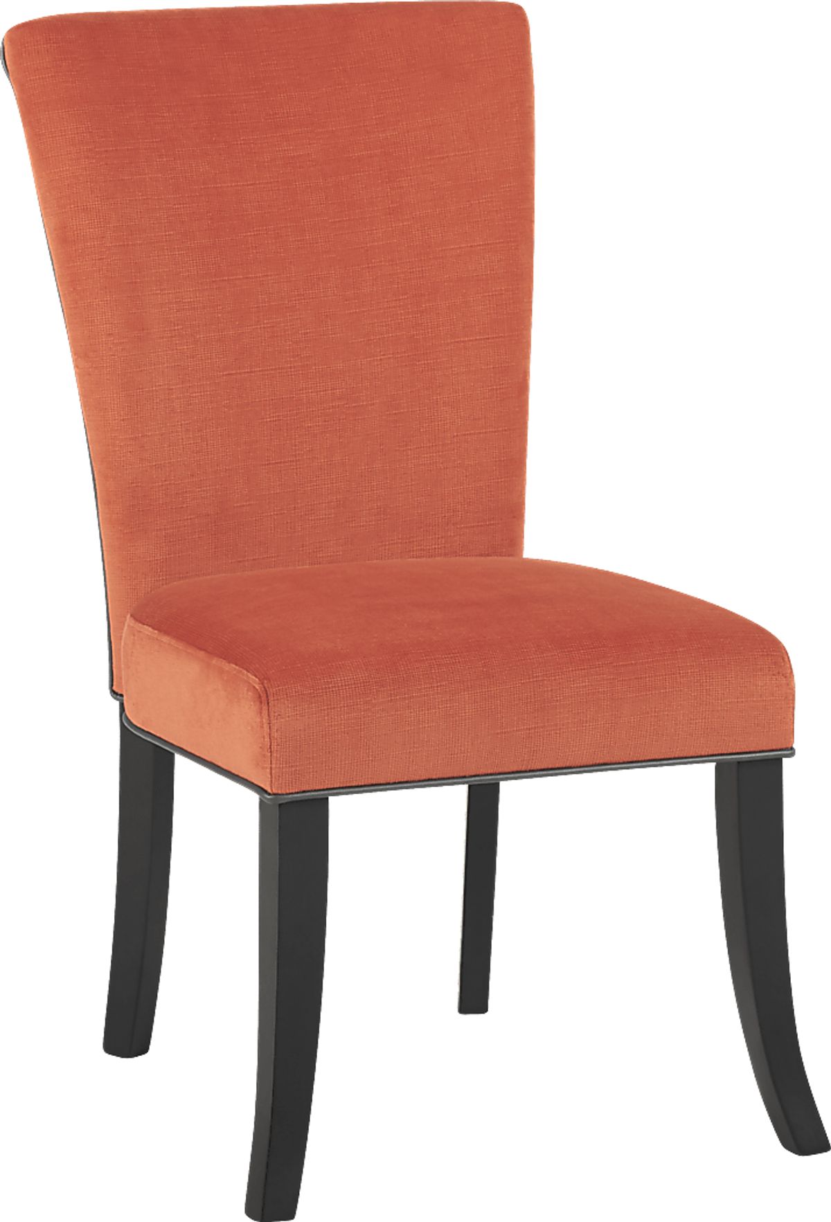 Palmetto Way Black Black,Colors Terracotta Orange Side Chair | Rooms to Go