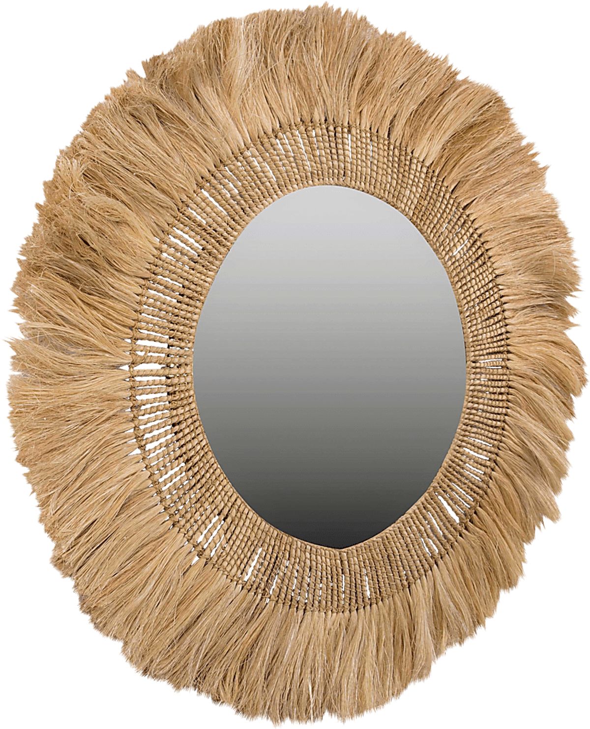 Pamie Natural Light Wood Mirror | Rooms to Go