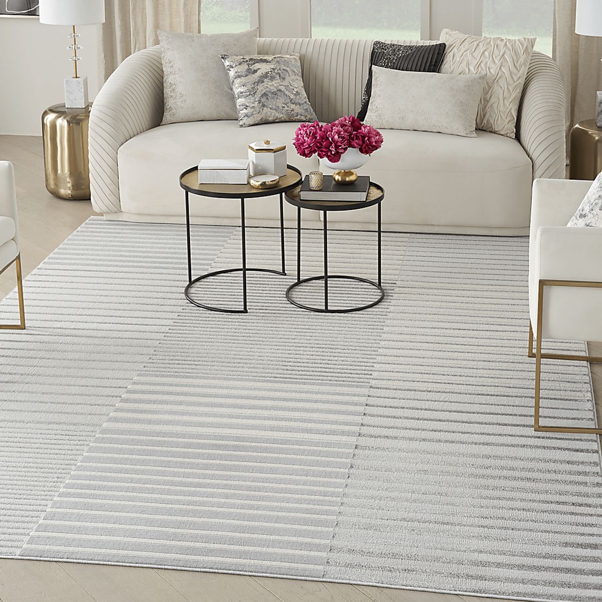 Paphi Gray,Silver Gray Rugs | Rooms to Go