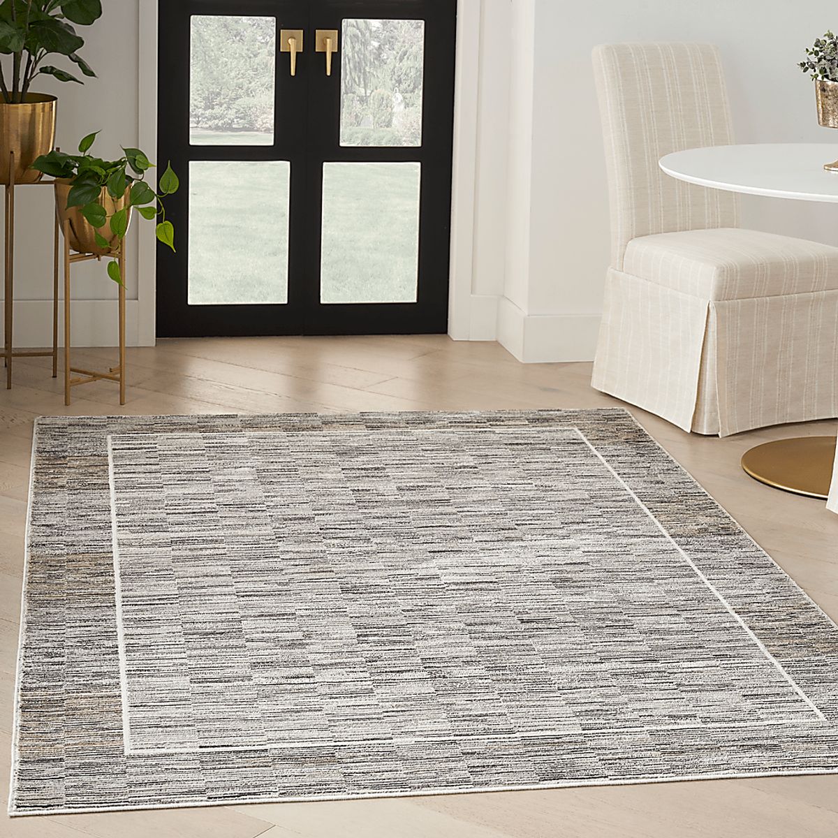 Paradare Charcoal,Gray Black,Gray Rugs | Rooms to Go