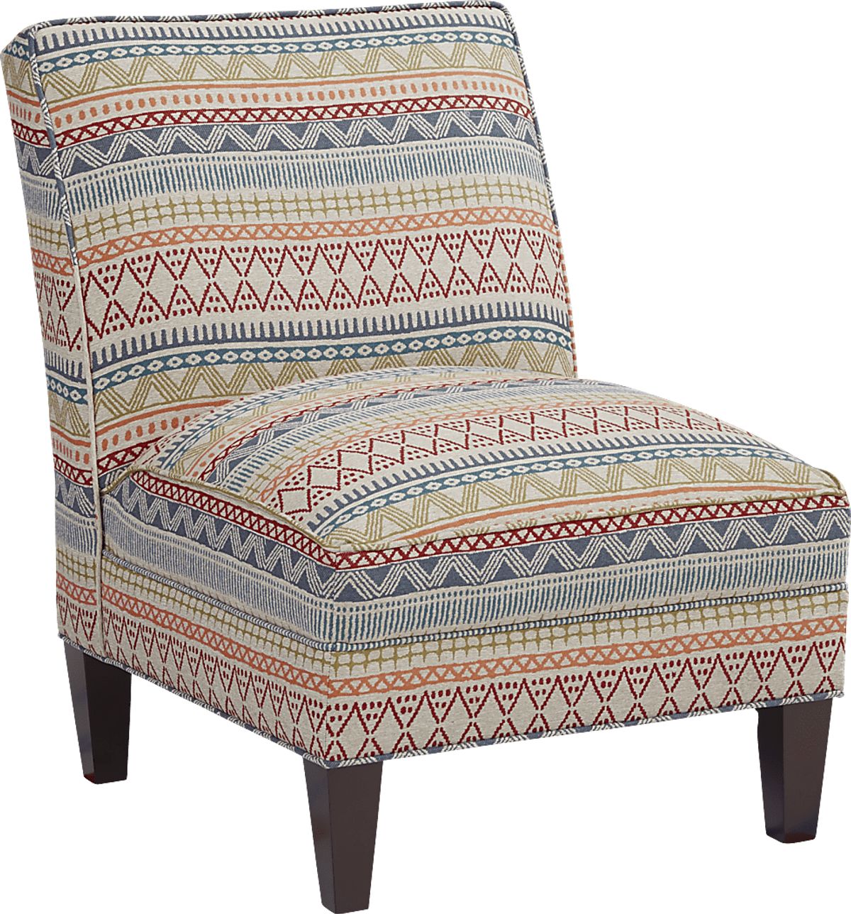 Paradise Blue Polyester Fabric Accent Chair | Rooms to Go