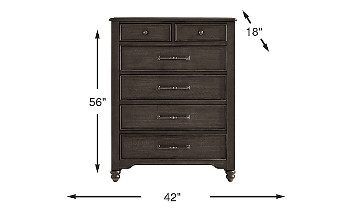 Park Grove Black Black,Colors Chest | Rooms to Go