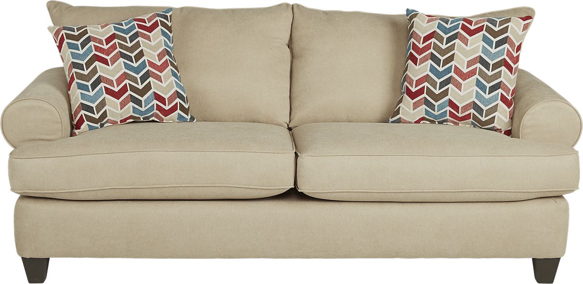 Park Square Sand Beige Textured Sleeper | Rooms to Go