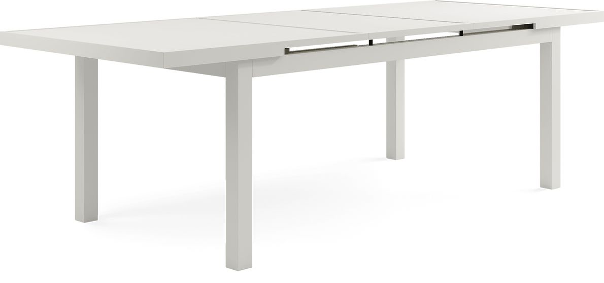 Park Walk White Colors,White Aluminum Outdoor Rectangle Extension ...