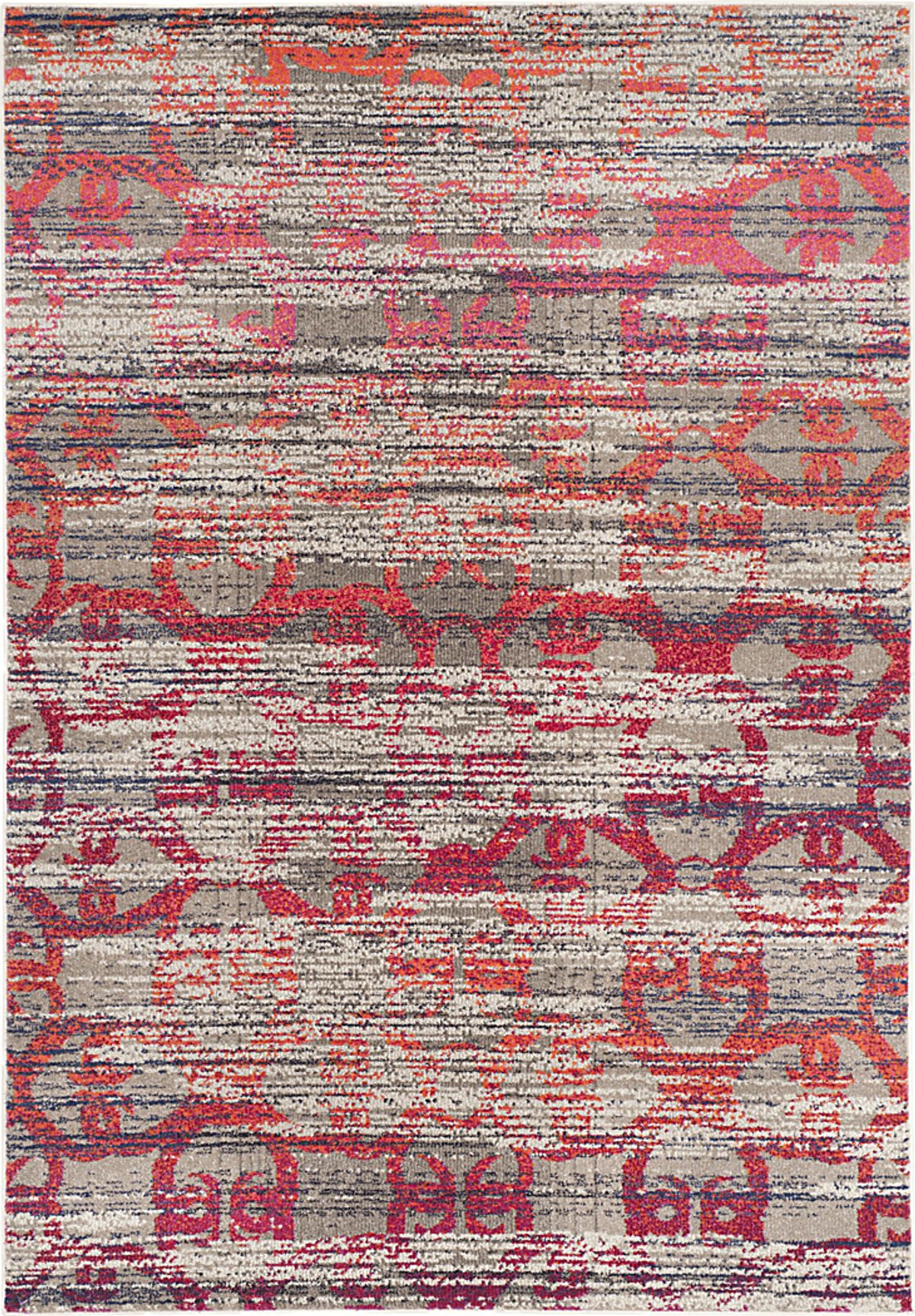 Parkcrest Gray Polypropylene Fabric Rug | Rooms to Go