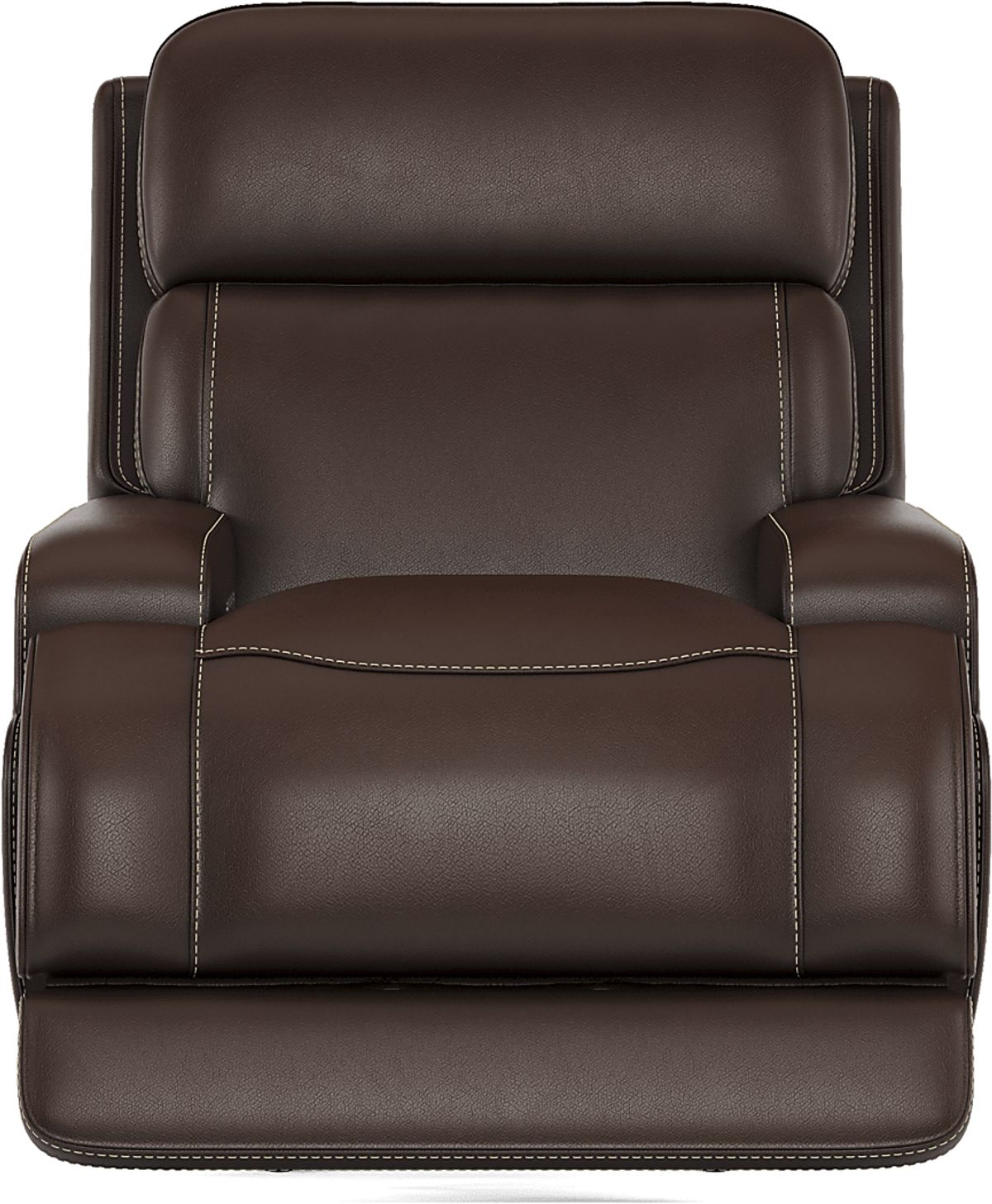 Drew & Jonathan Parker Point Dark Brown Leather Triple Power Rocker ...