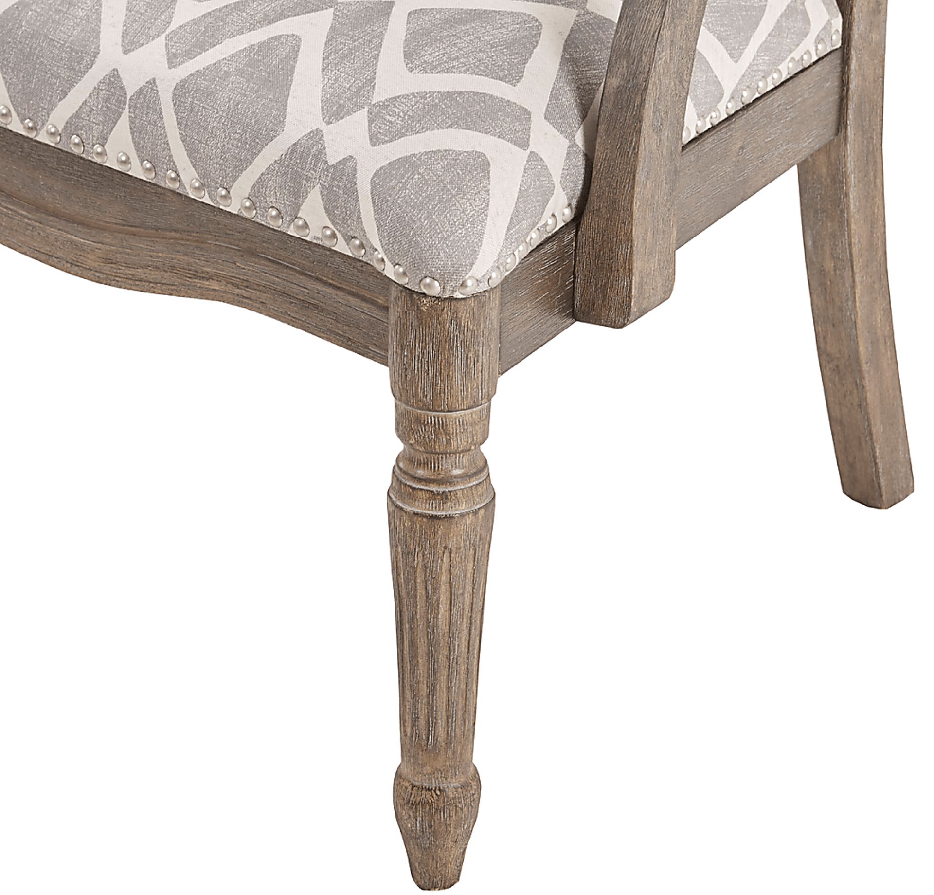 Patchen Gray Linen,Polyester Fabric Accent Chair | Rooms to Go