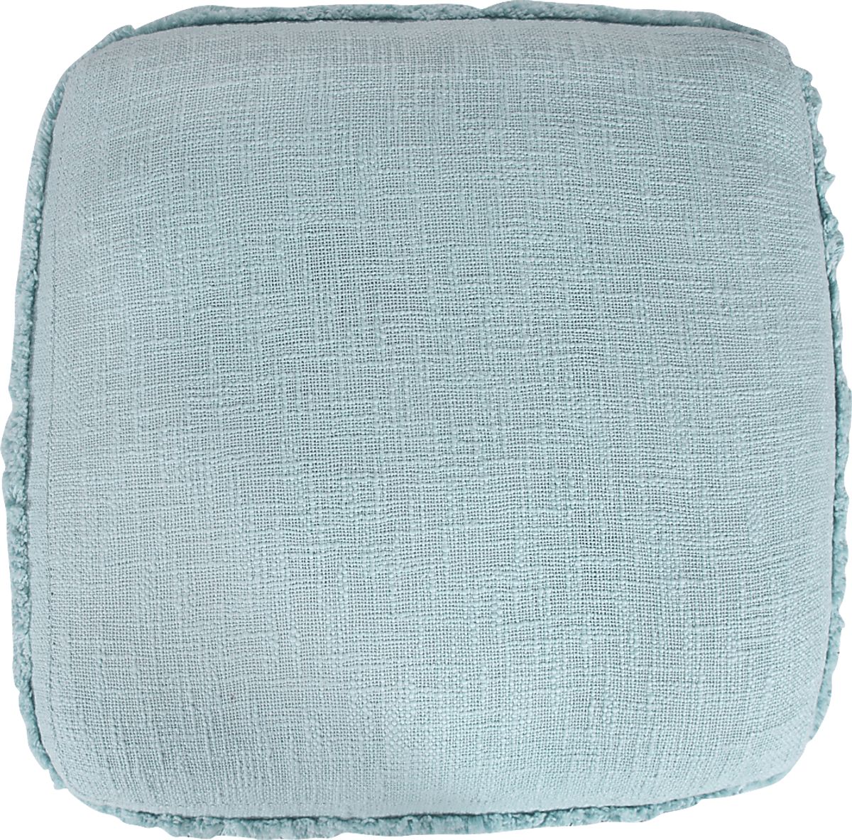 Patigi Blue Cotton Fabric Poufs | Rooms to Go