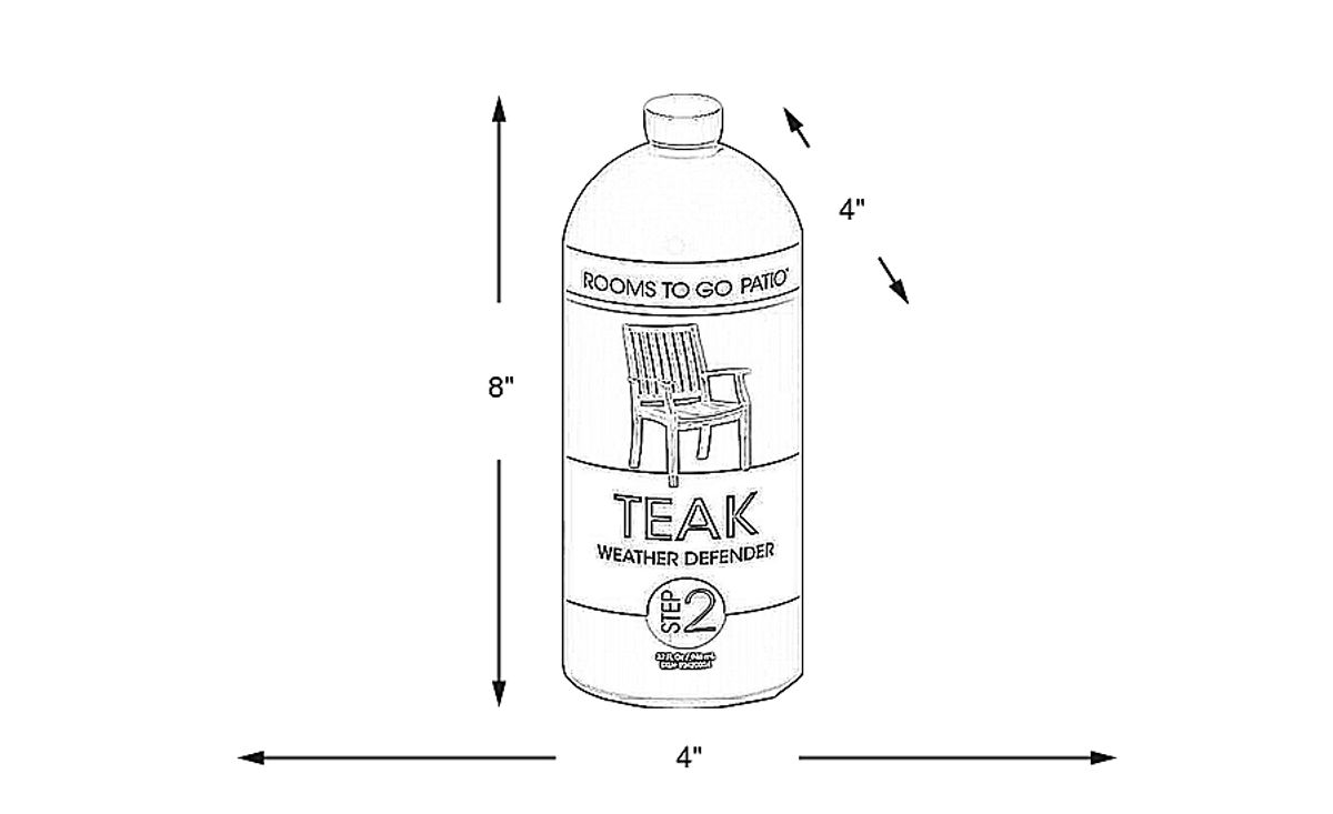 Teak Outdoor Furniture Care Kit Protector | Rooms to Go