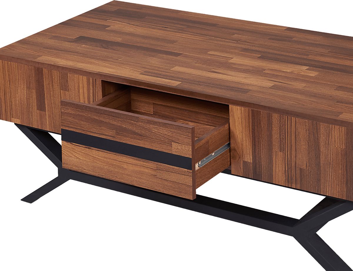 Patmore Brown Dark Wood Cocktail Table | Rooms to Go