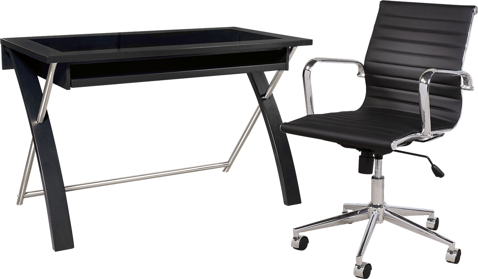 Patrick Black Black,Colors Desk & Chair | Rooms to Go