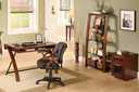 Patrick Dark Cherry Wood 3 Pc Home Office Desk Set | Rooms to Go