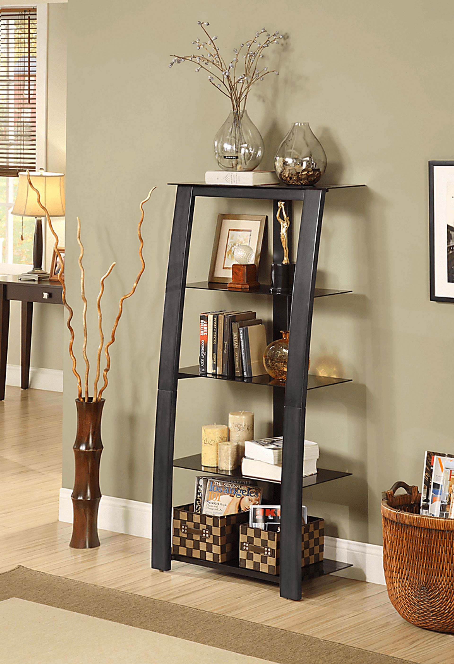 Patrick Gray Bookcase | Rooms to Go