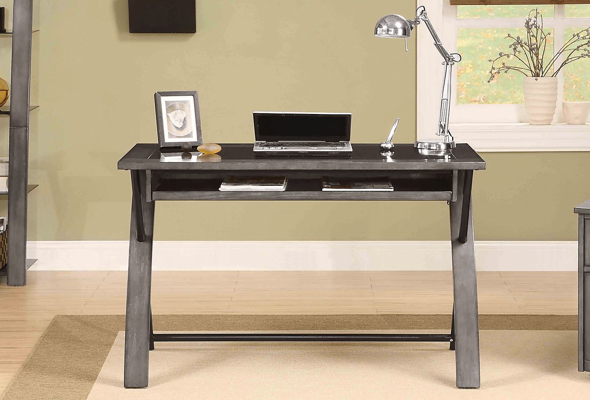 Patrick Gray Desk - Rooms To Go