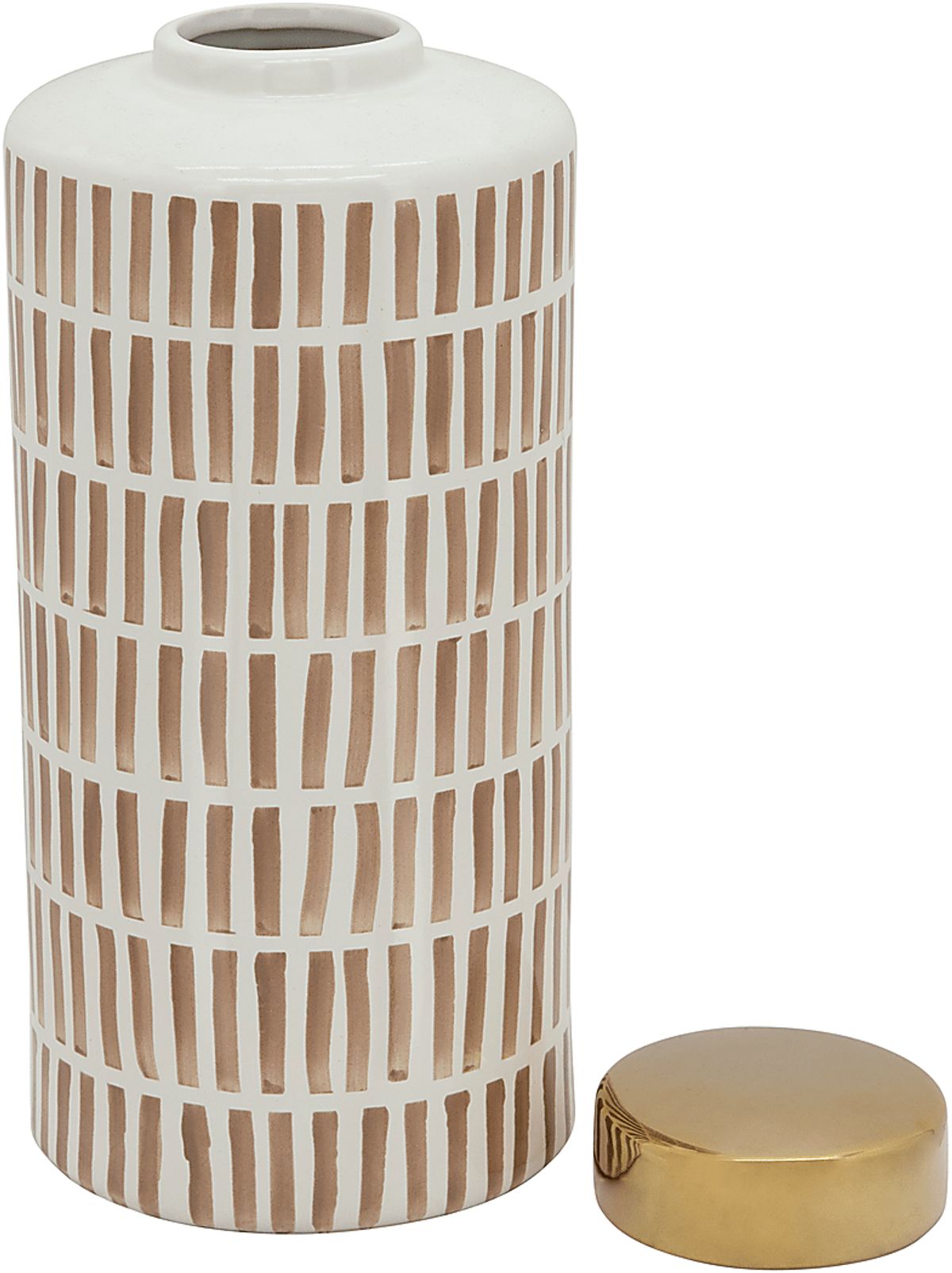 Patzman Brown Dark Wood Jar | Rooms to Go