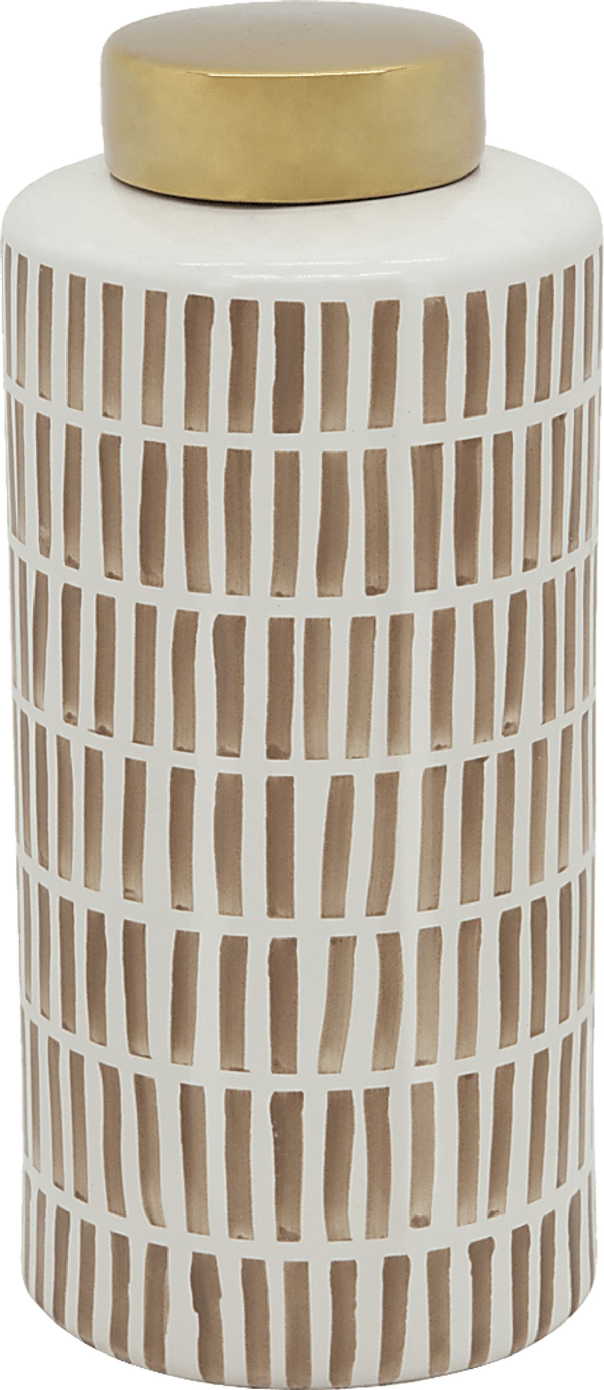 Patzman Brown Dark Wood Jar - Rooms To Go
