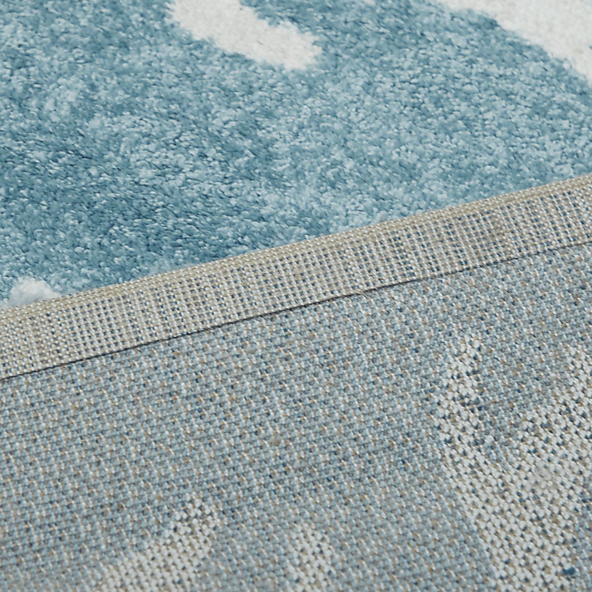 Peavine Teal 7'10 x 10' Rug - Rooms To Go