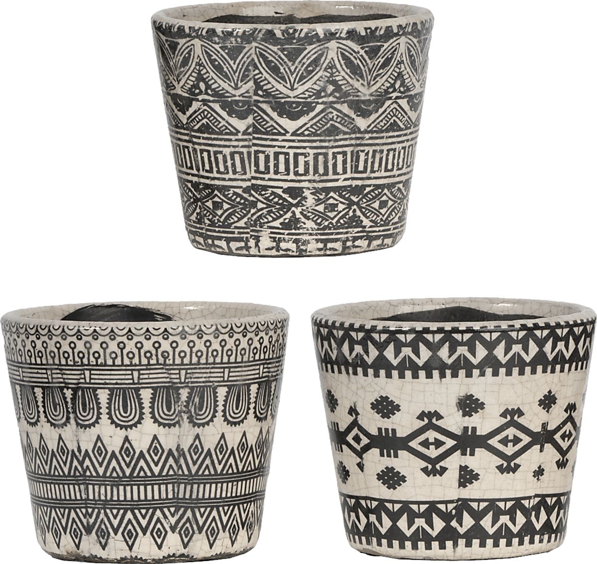 Pebblefield Gray,Tan Beige,Brown,Gray Plant Pot | Rooms to Go