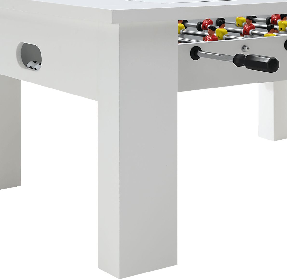Peekskill White Foosball Gaming Table - Rooms To Go