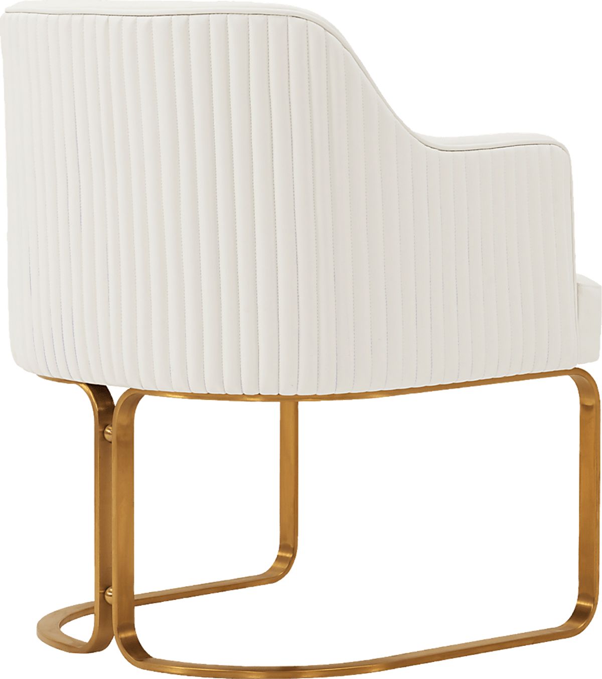 Pegan Cream Beige Leatherette Arm Chair | Rooms to Go