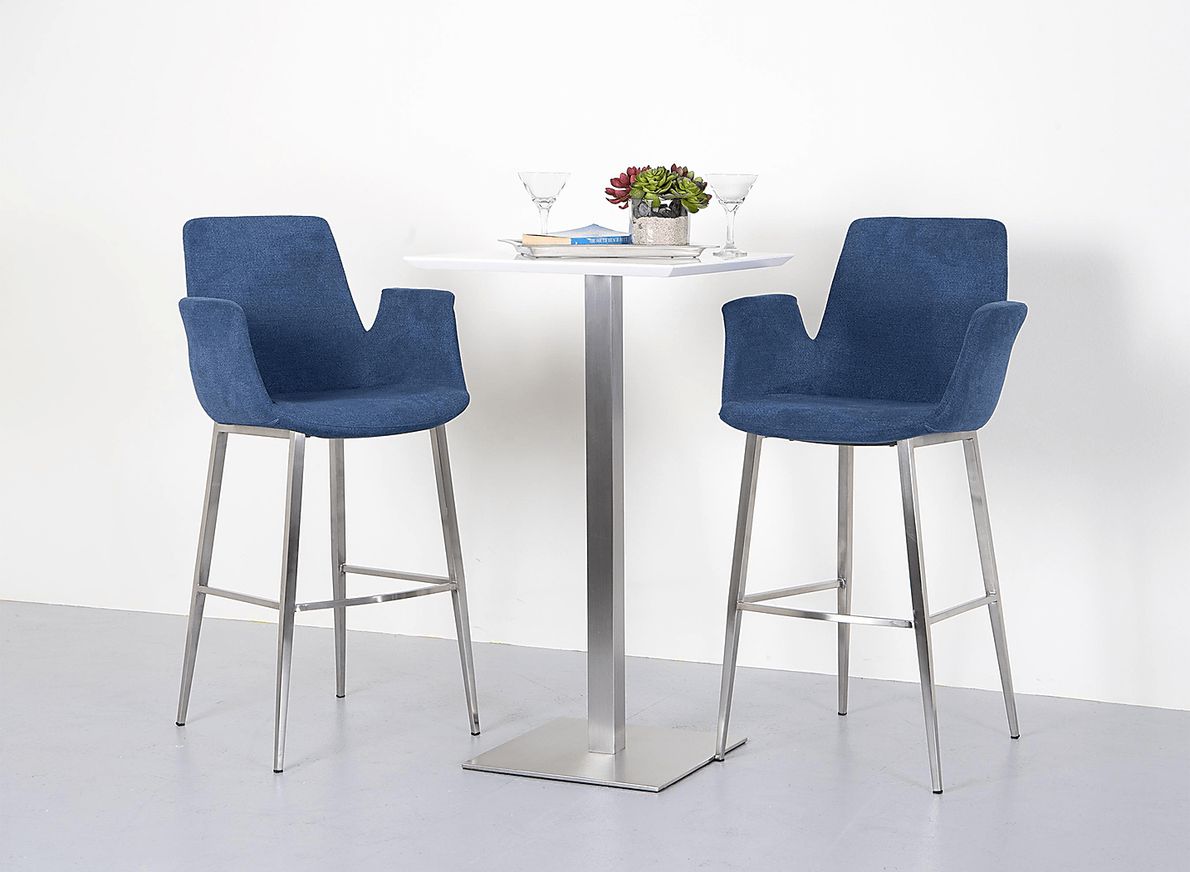 Pembina White Bar Table - Rooms To Go