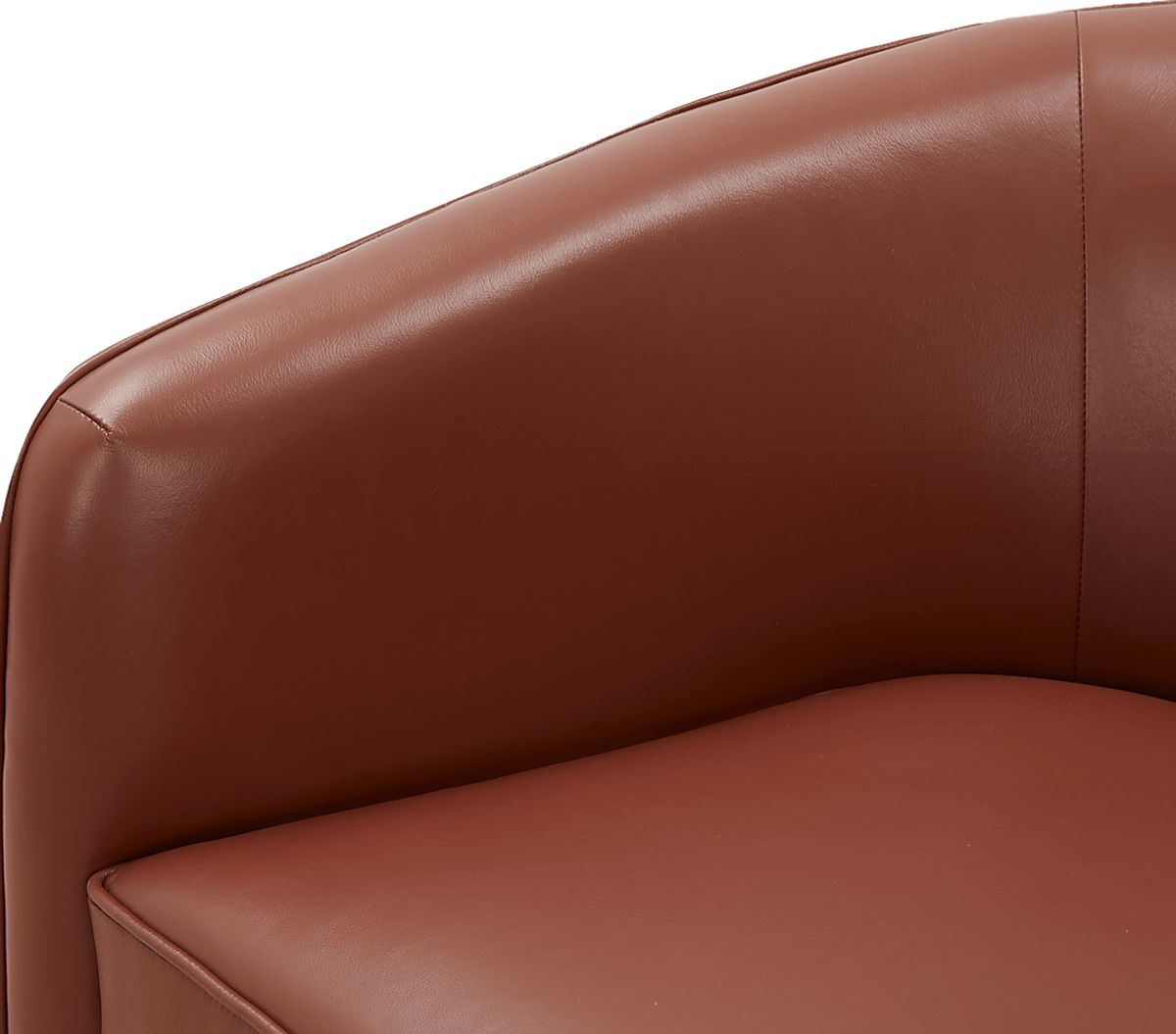 Penasco Camel Brown Leather Swivel Accent Chair | Rooms to Go
