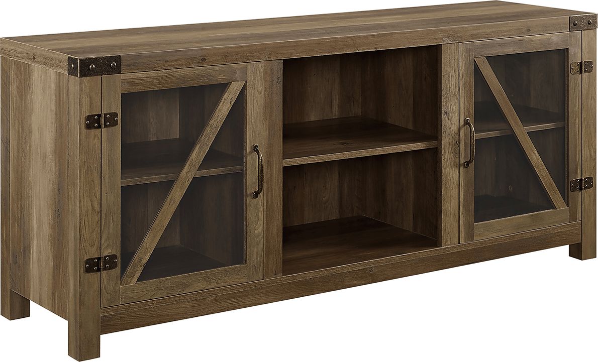 Penifield Oak Dark Wood,Light Wood Console - Rooms To Go